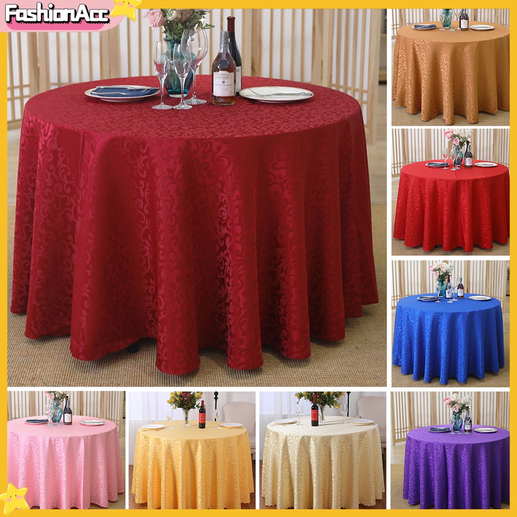 160cm Round Table Cloth Cover Banquet Wedding Party Desk Dining Table ...