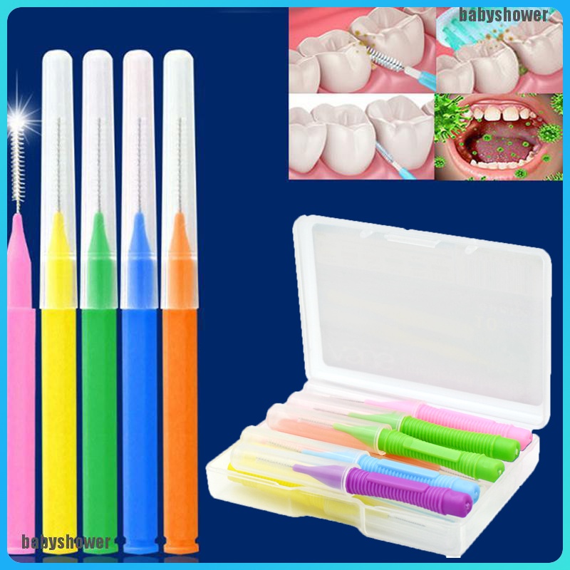 Interdental Brush Push Pull Dental Floss Toothbrush For Cleaning In ...