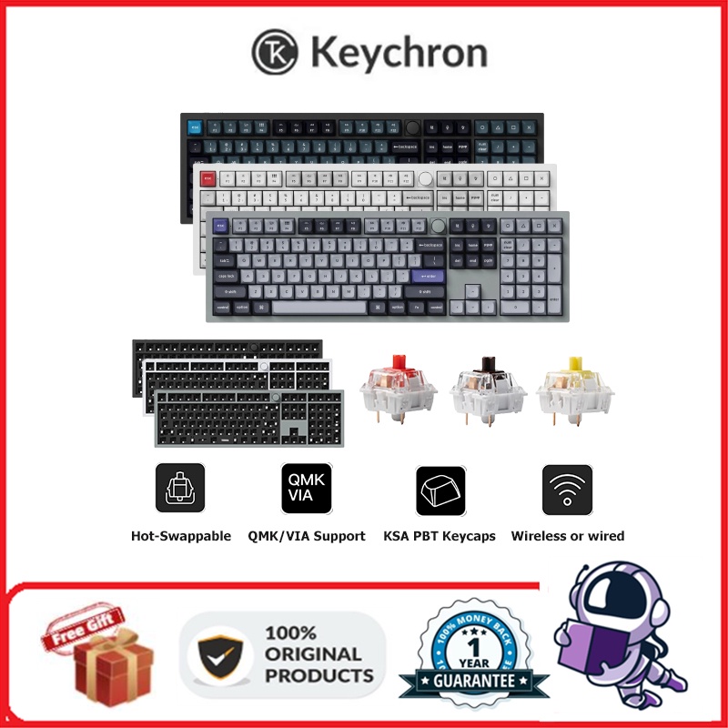 Keychron Q6 Pro QMK/VIA Wireless Custom Mechanical Keyboard | Shopee ...