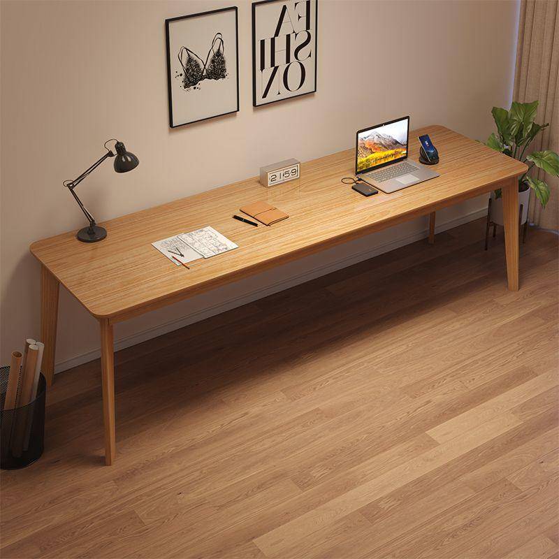 Two-person computer desk wall narrow long table student Household desk ...