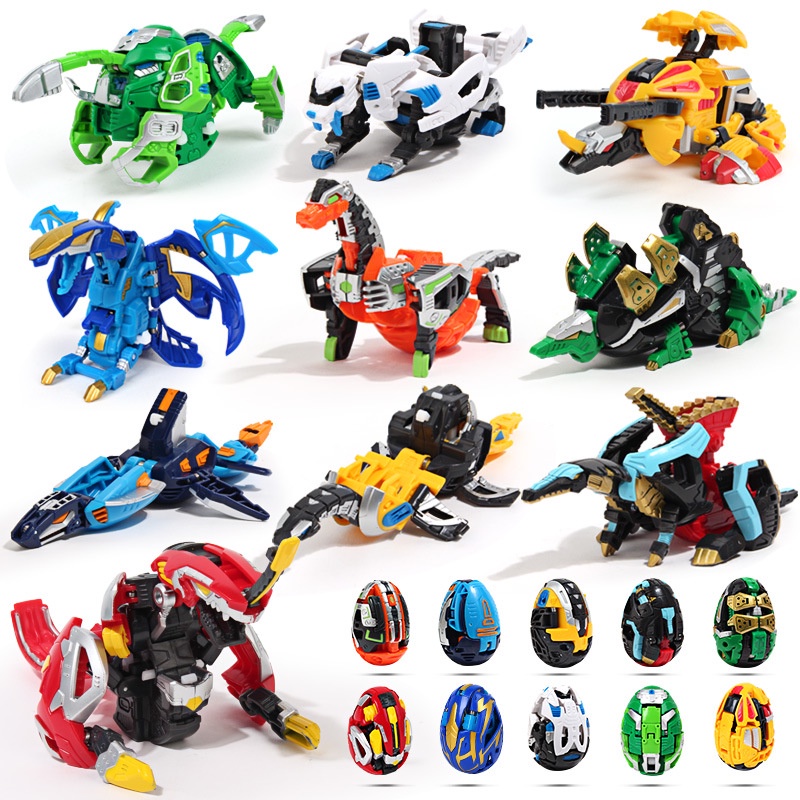 BANDAI Hello CARBOT DINOSAUR EGG TRANSFORMERS War Tyrannosaurus Boy Toy ...