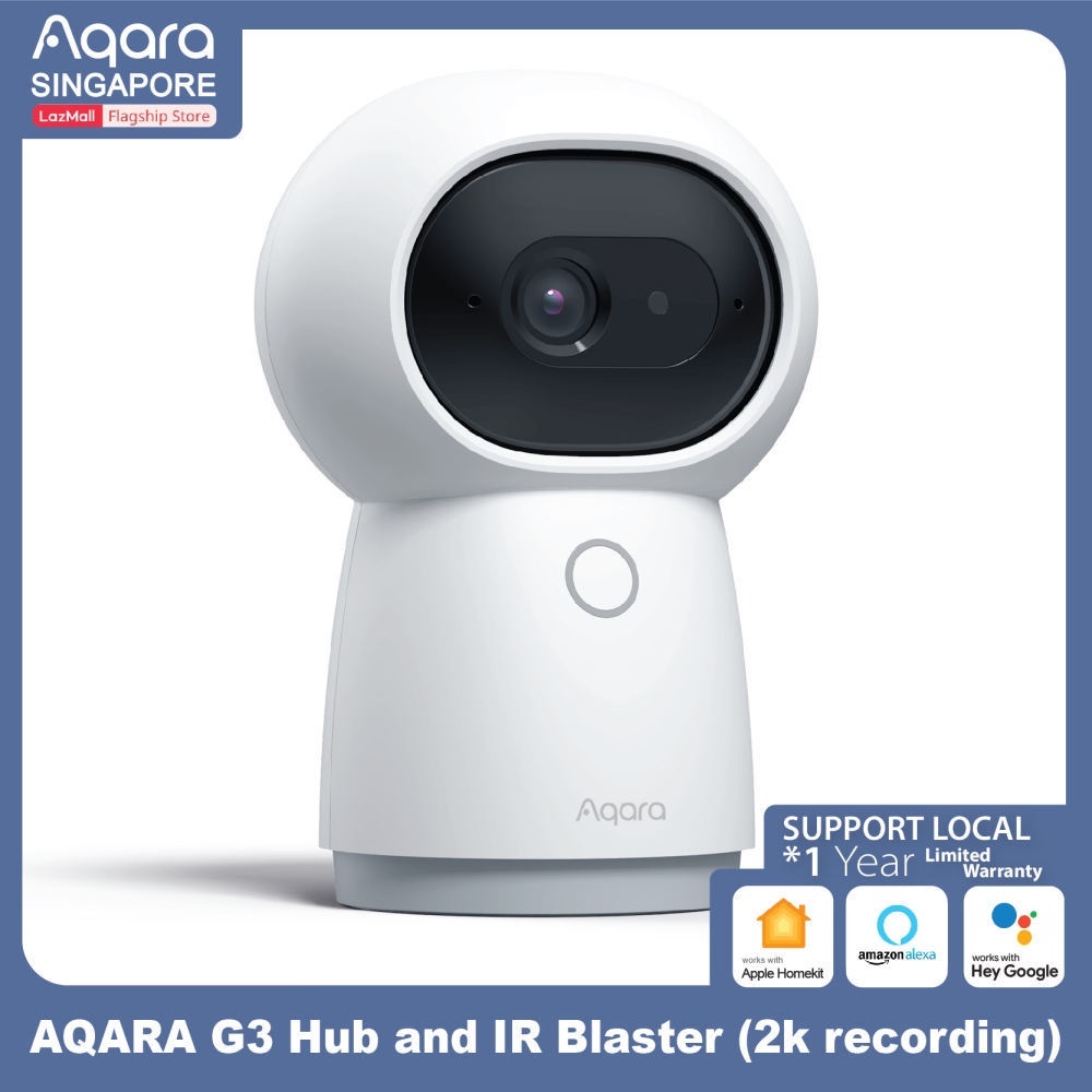AQARA / G3 Smart Camera Hub with IR Blaster (local set) | Shopee Singapore