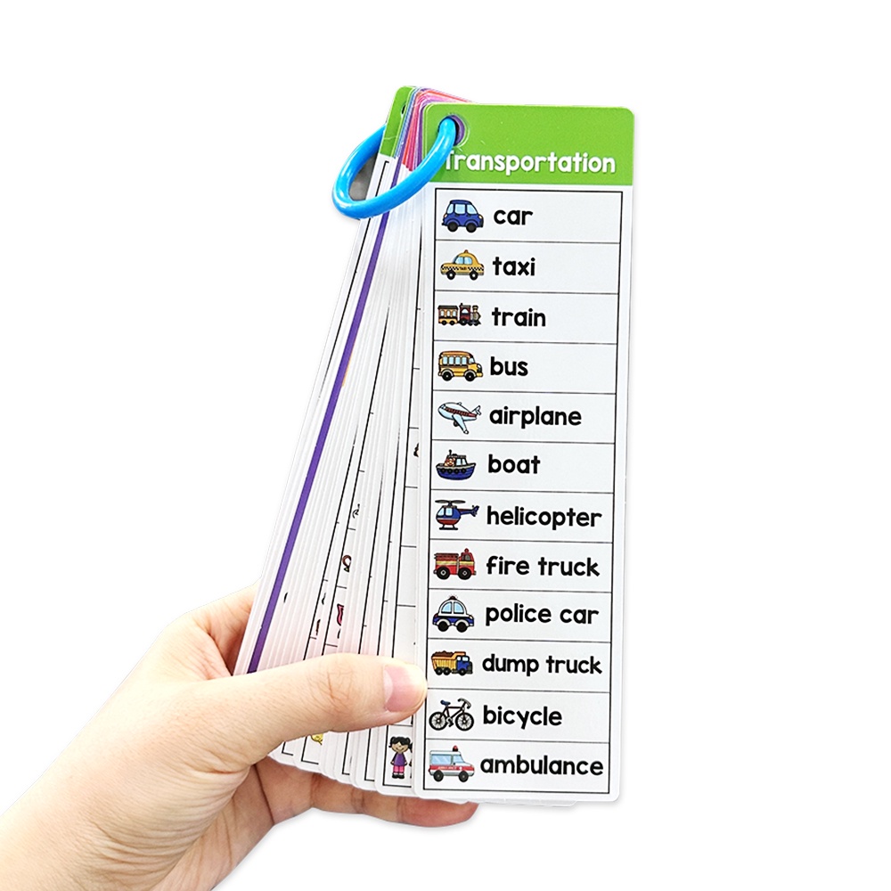 40 Themes Writing Center Word Lists Flash Cards for Kids Preschool ...