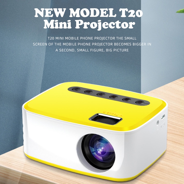 SG Ready Stock Mini Projector LED Home Media Player Audio Portable ...