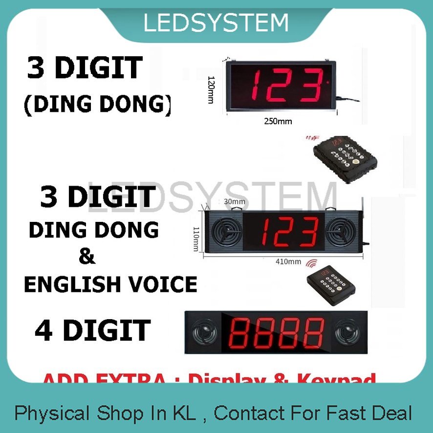 Queue QMS Restaurant Wireless Number Keypad Call Queue System Counter Cashier Calling Order ...