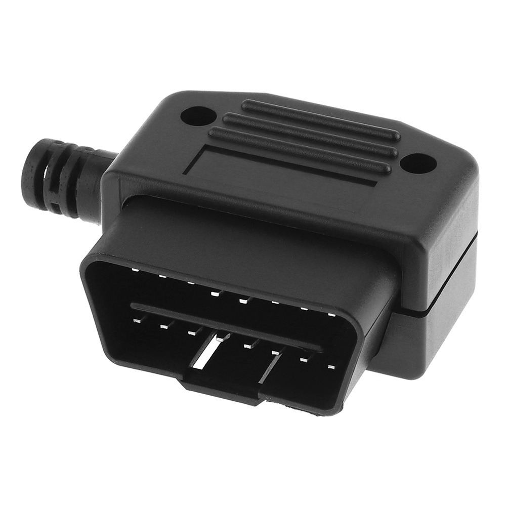 OBDII OBD 2 16Pin Male Cable Connector Diagnostic Adapter Socket Plug ...