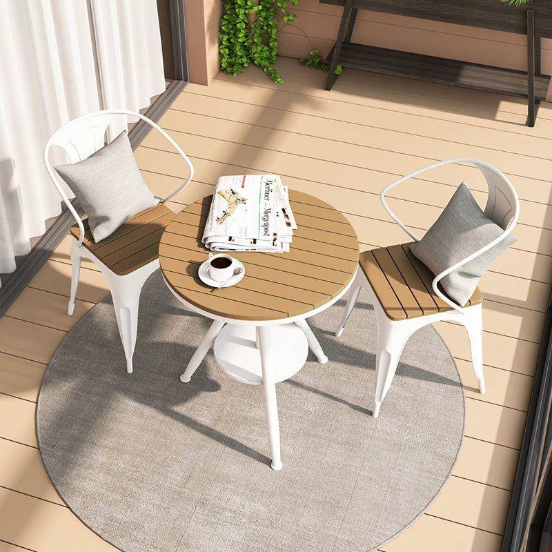 Outdoor balcony occasional table and chair Internet celebrity ...