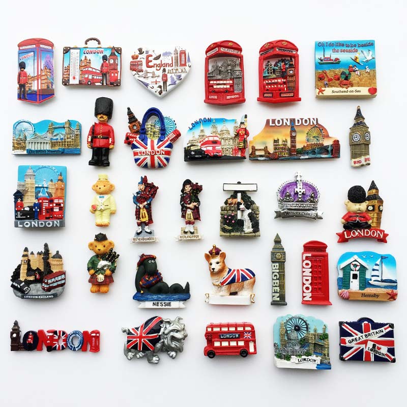 Refrigerator magnetic stickers London landmark Windsor Castle ...