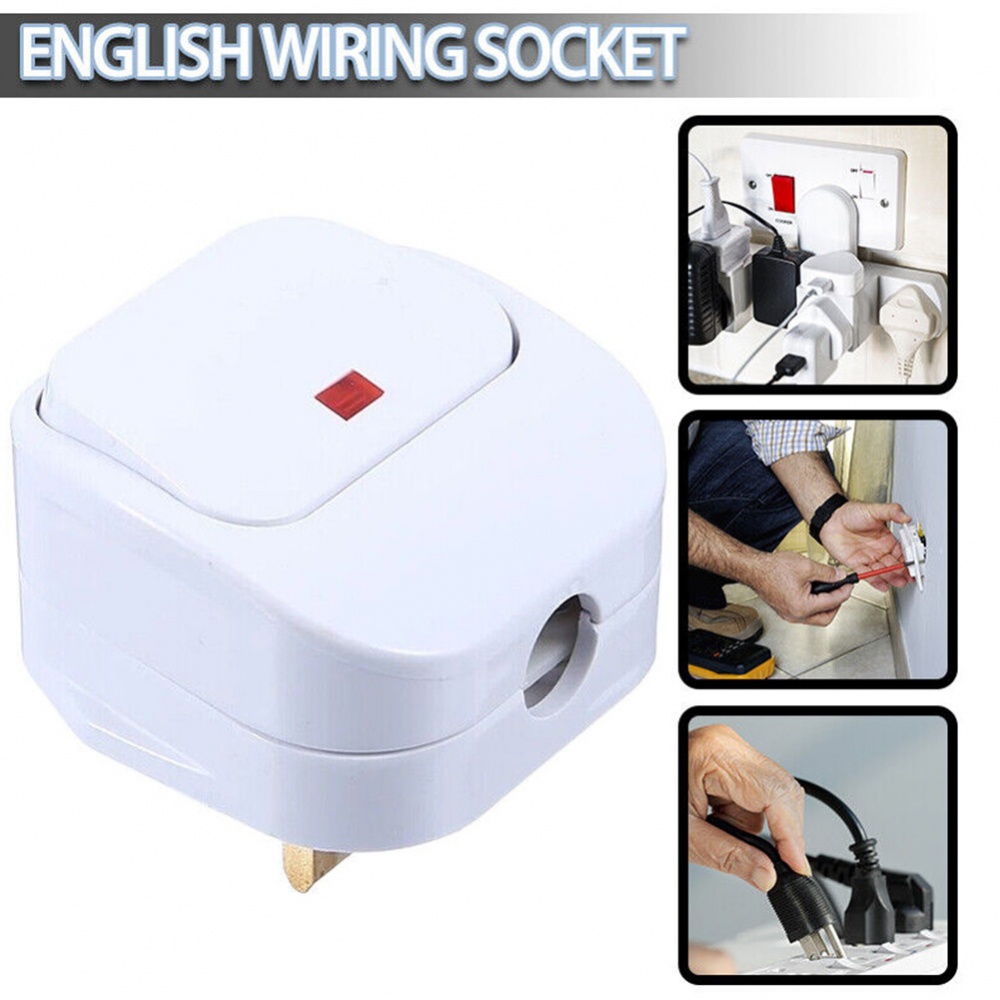 Plug With Switch 13A 250V 3 Pin Electrical Hong Kong Conversion Plug ...