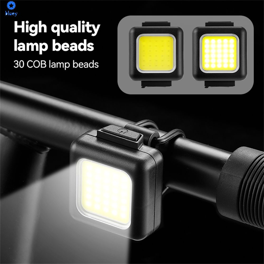 Bicycle Headlight Taillight Mini Cycling Light Portable Running Light ...