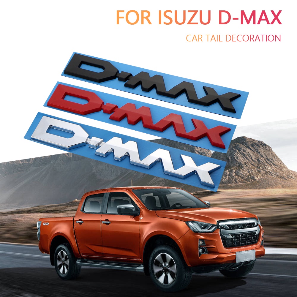 3D Car Emblem Sticker Rear Trunk & Front Grille 4X4 SPORT D-MAX Logo ...
