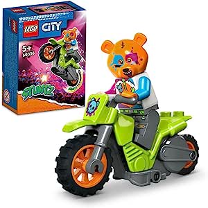LEGO City 60356 Bear Stunt Bike Building Toy Set (10 Pieces) | Shopee ...