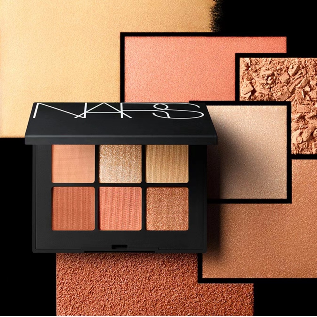 Nars Six-color Eyeshadow Palette Pearlescent Matte Delicate Glitter ...