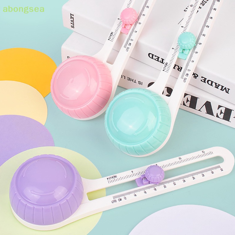 abongsea Round Paper Cutter Arc Positioning Paper-cut Adjustable Circle ...