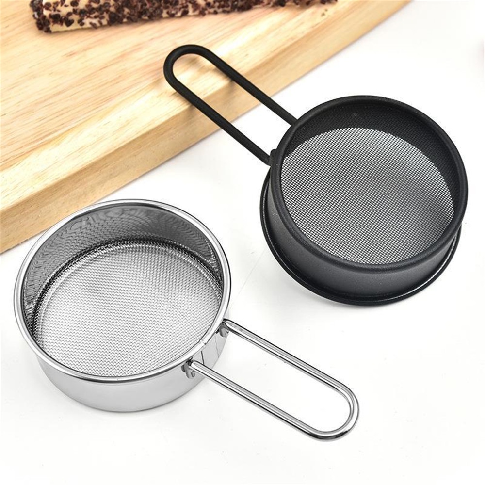 Small Strainer, Flour Colander Mini Small Flour Sifter for Baking ...