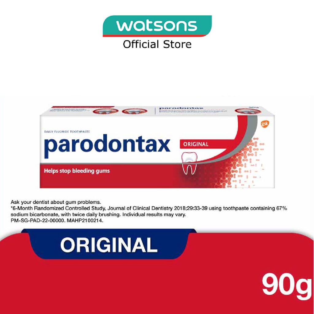 PARODONTAX Original Fluoride Toothpaste 90G | Shopee Singapore