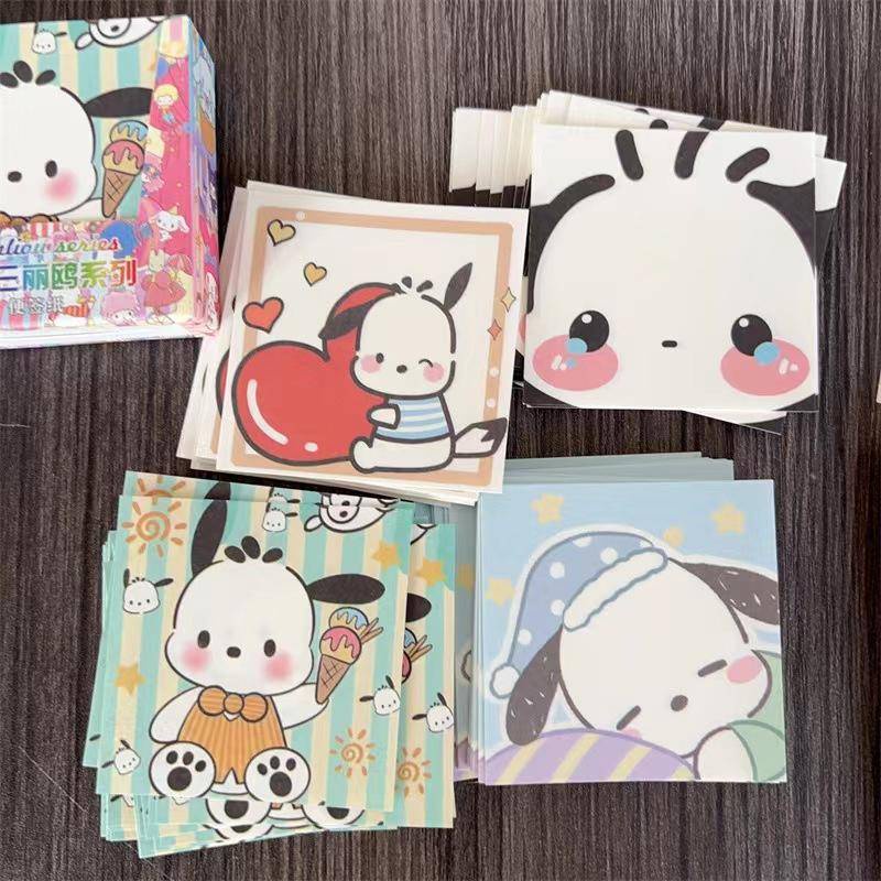 200pcs/lot Sanrio Memo Pads Material Paper Mymelody Kuromi Pochacco ...