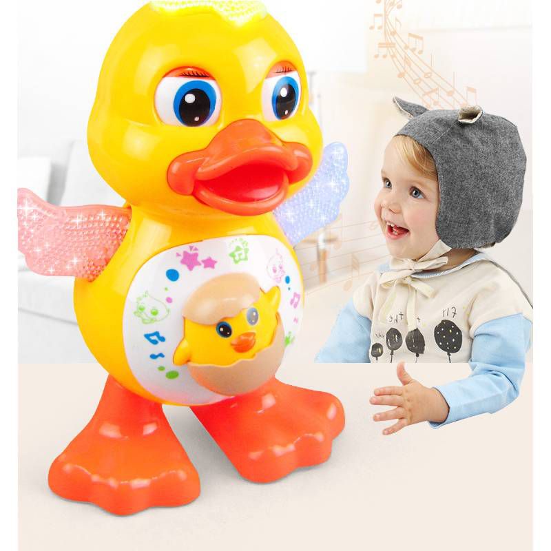 Cute Dancing Swing Duck Cartoon Little Duck Electric Light Music ...