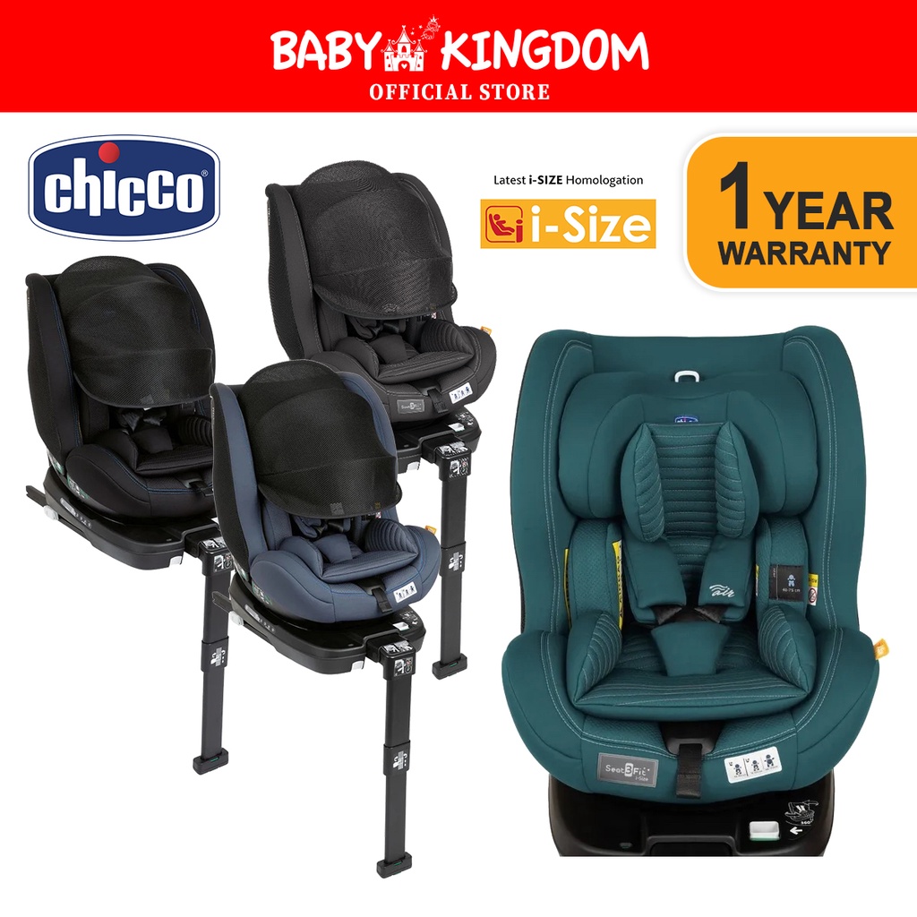 Chicco Seat3Fit Air I-Size 360 Spin Isofix Convertible Baby Car Seat ...