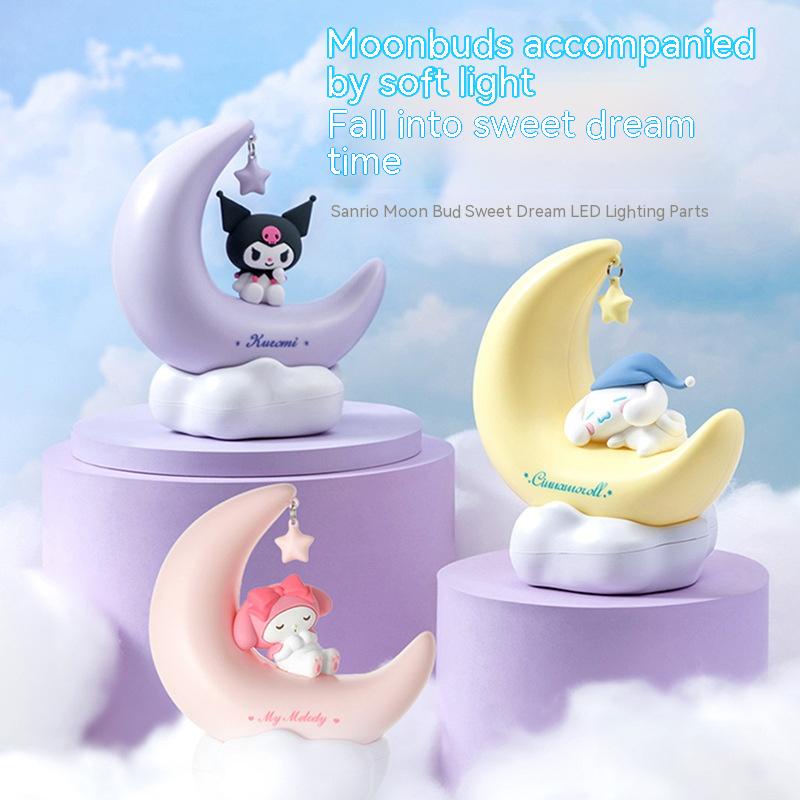 Hellokitty Sanrio Cinnamon Dog Kuromi Moon Bud Sweet Dream LED Luminous ...