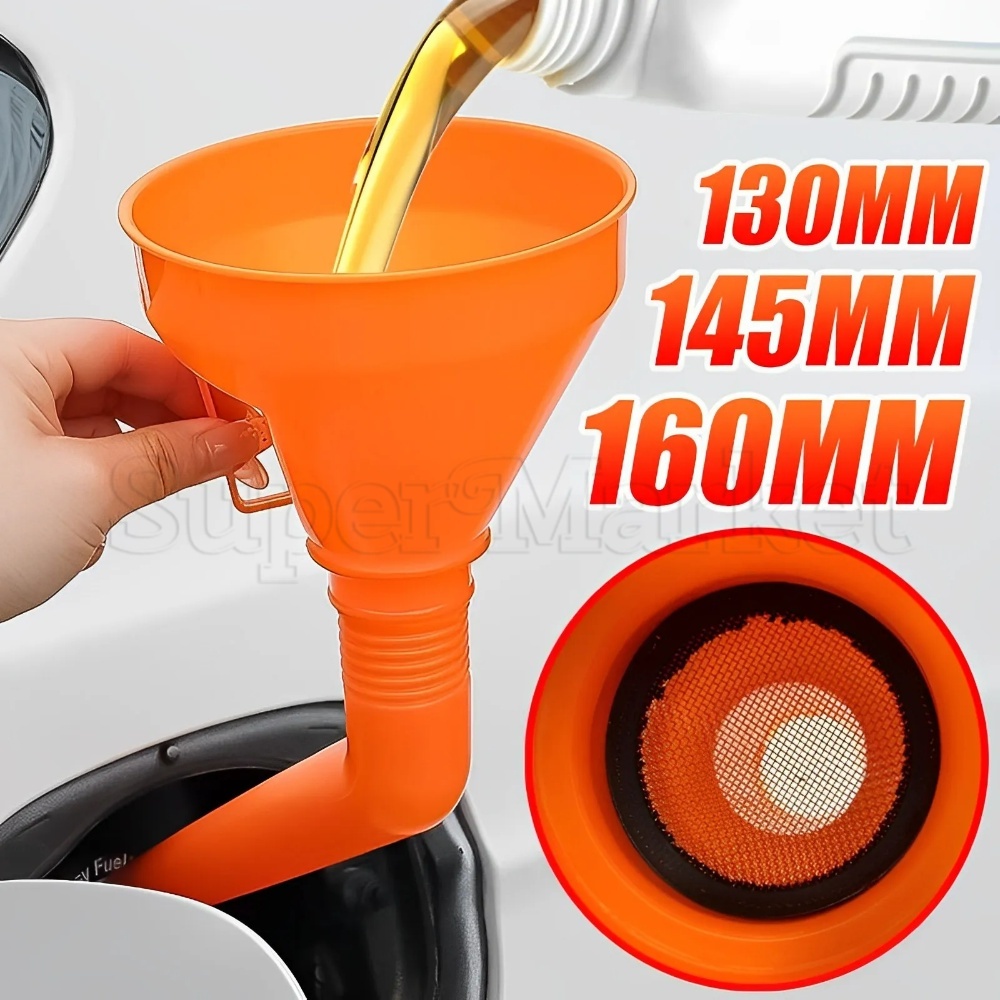 [ Featured ] 2-In-1 Car Refueling Funnel with Filter / Anti-splash ...