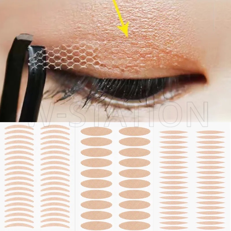 Gauze Lace Mesh Invisible Double Eyelid Sticker / Waterproof ...