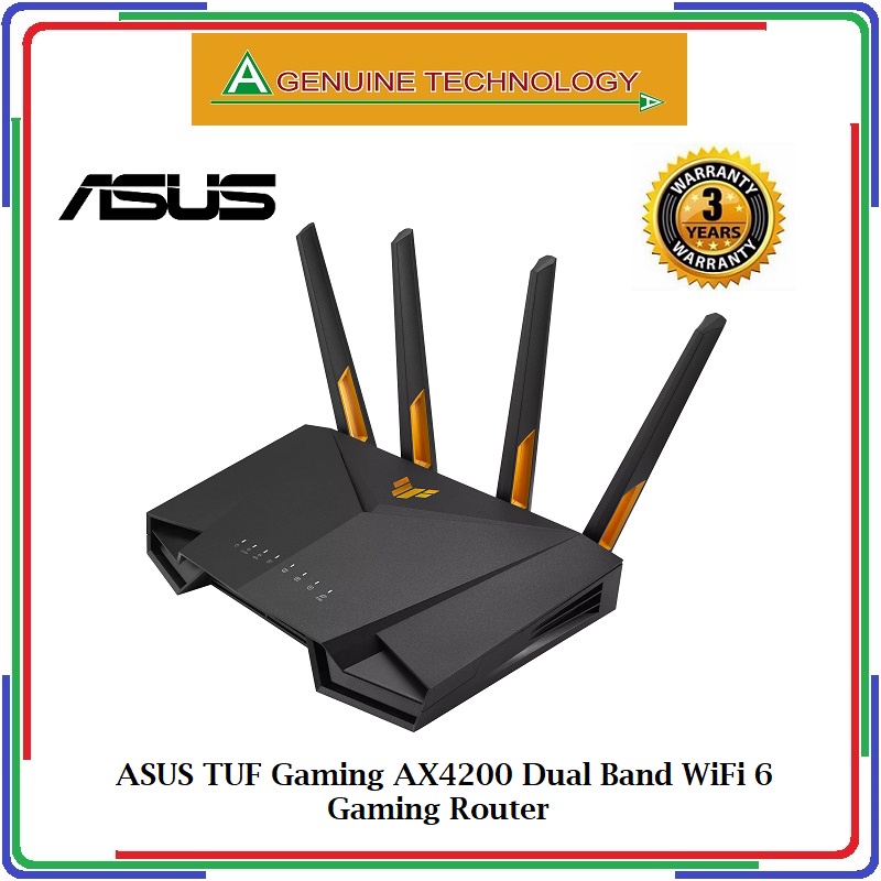ASUS TUF Gaming AX4200 Dual Band WiFi 6 Gaming Router with Mobile Game ...