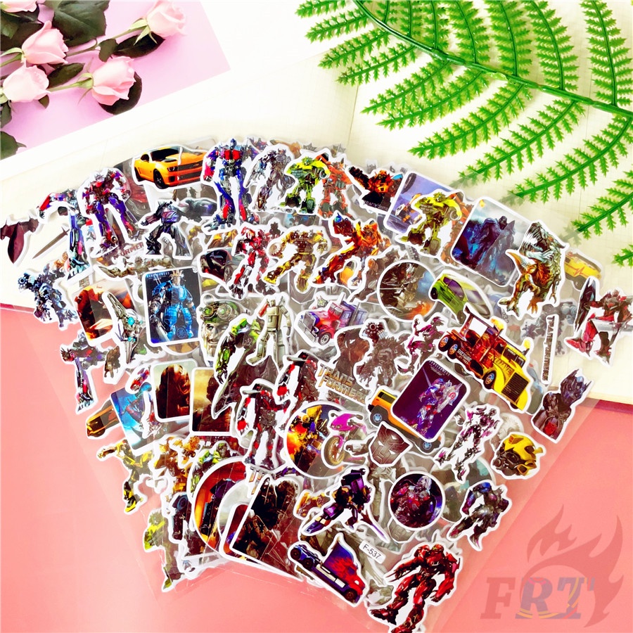 12Sheets/set Transformers Series 01 DIY Rewards Sticker Cartoon 3D ...
