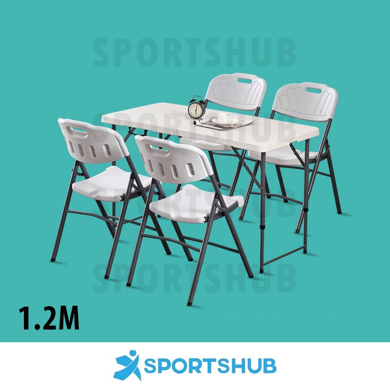 Heavy Duty HDPE Outdoor Foldable Table Portable Adjustable Height ...