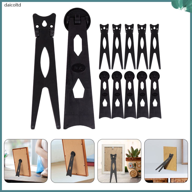 12 Pcs Picture Bracket Back Holder Plate Stands Display Photo Frame ...