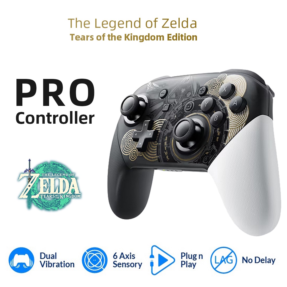 Nintendo Switch Pro Controller The Legend of Zelda Tears of the Kingdom ...