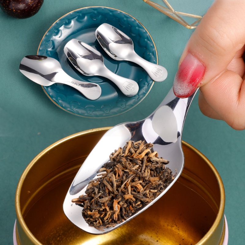 304 Stainless Steel Short Handle Teaspoon / Kitchen Cooking Utensils ...