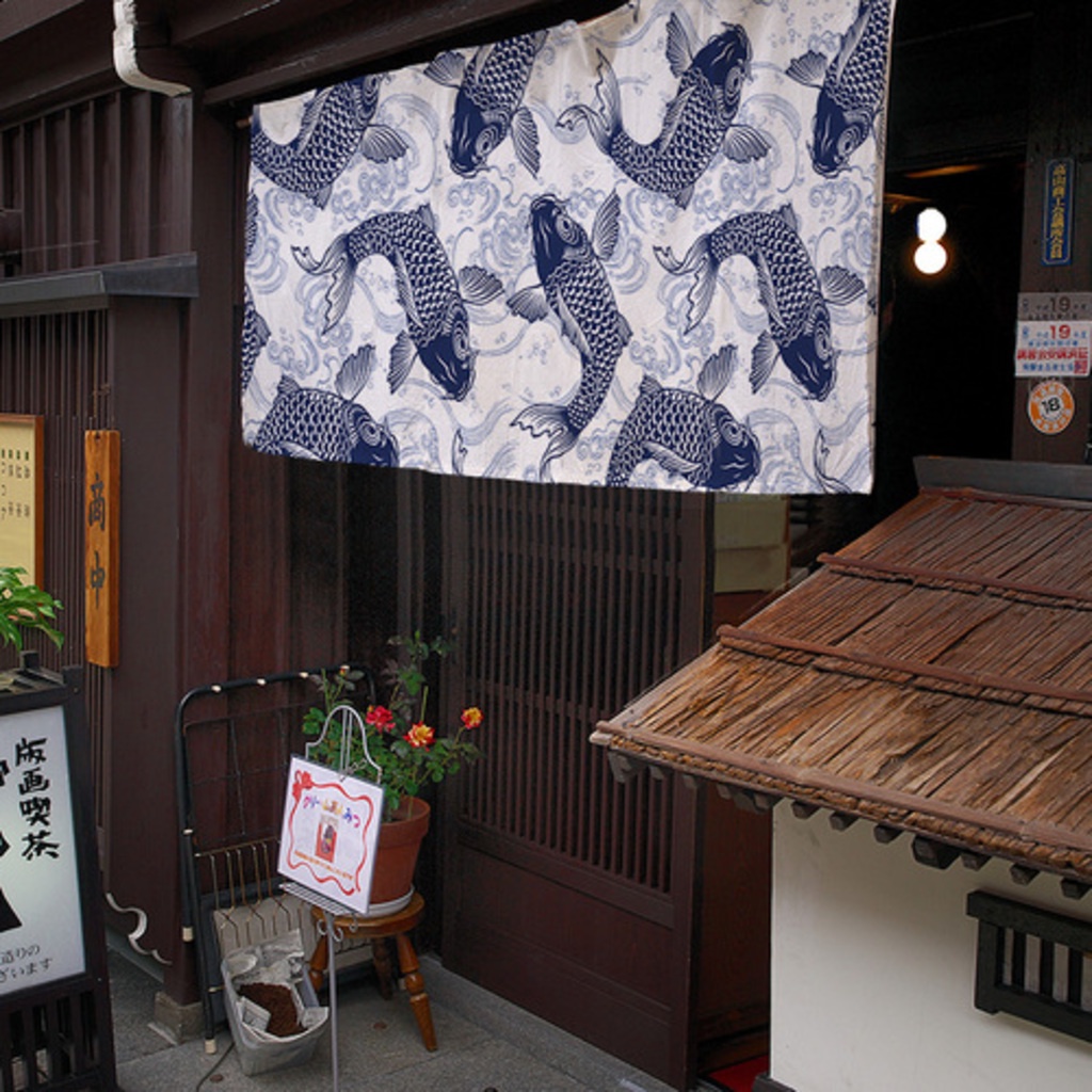 Japanese Horizontal Curtain Short Door Curtain Living Room Bedroom ...