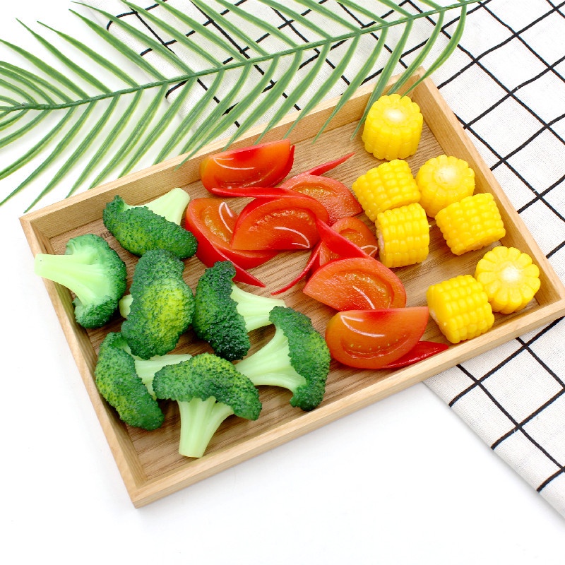 Artificial Vegetable Food Model Fake Lifelike Tomato Broccoli Corn ...