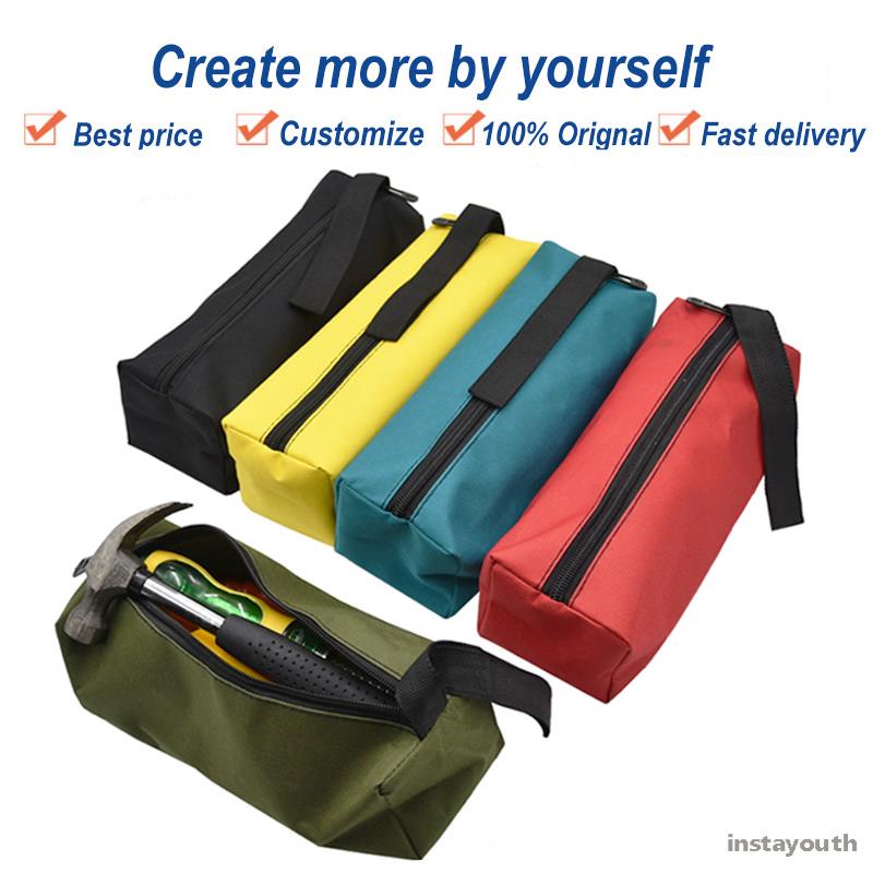 600D Oxford Canvas Waterproof Hand Tool Bag for Screws Nails Metal Car ...
