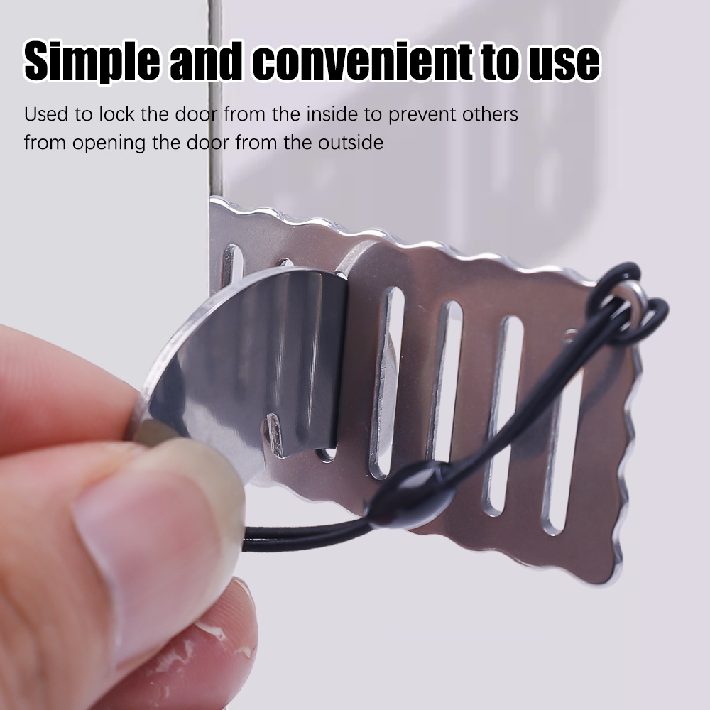 Stainless Lockdown Latch / Portable Safety Latches Metal Door Lock ...