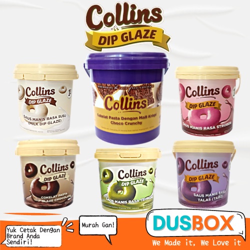 Collins Choco Crunchy 1kg/Collins Dip Glaze/Collins Chocolate/Collins ...