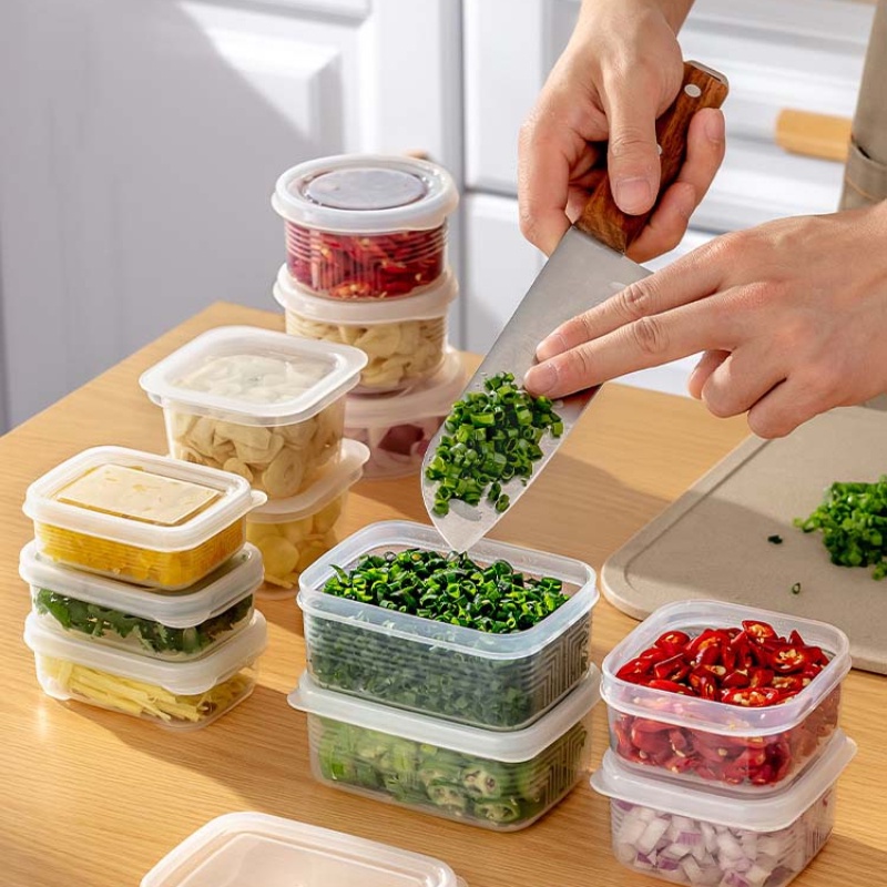 Mini Portable Food Packaging Storage Box With Lid / Sealed Fresh ...