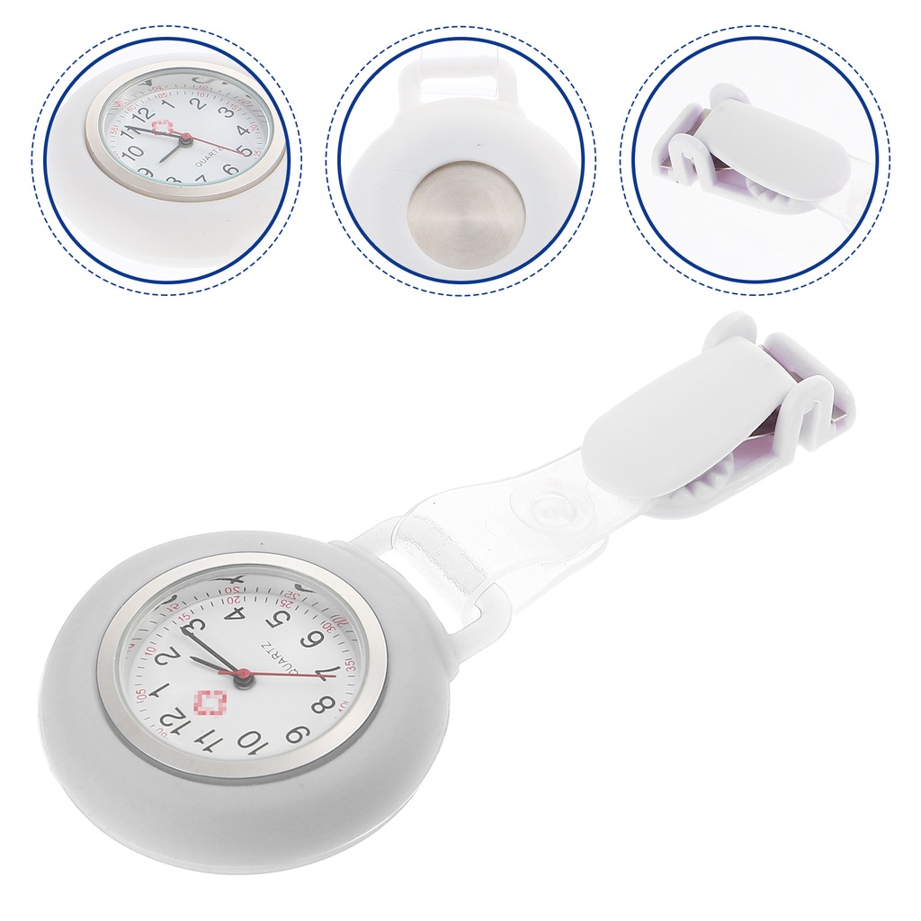 Breast Watch Clip Nurse Watches for Women Nursing Clock Convenient ...
