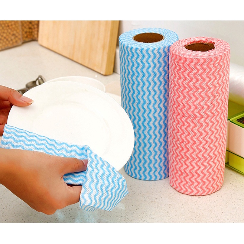 [SG Stock] Disposable Kitchen Towel Paper Roll/Packet 50 pcs /80 pcs ...