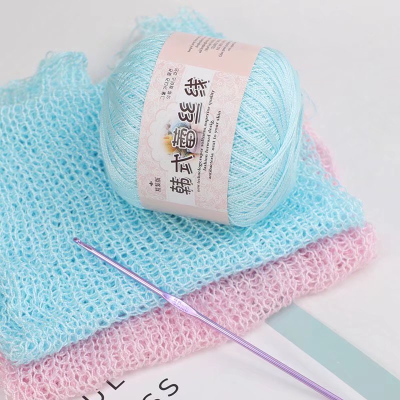 1PC 50g/roll Korean Lace Thread, Lace Cotton Yarn, Crochet Thread, Lace ...