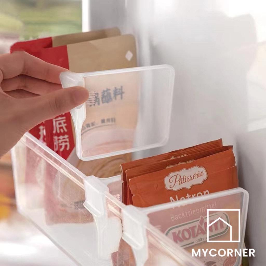 MyCorner SG Stock | Refrigerator Partition Divider Storage Rack ...