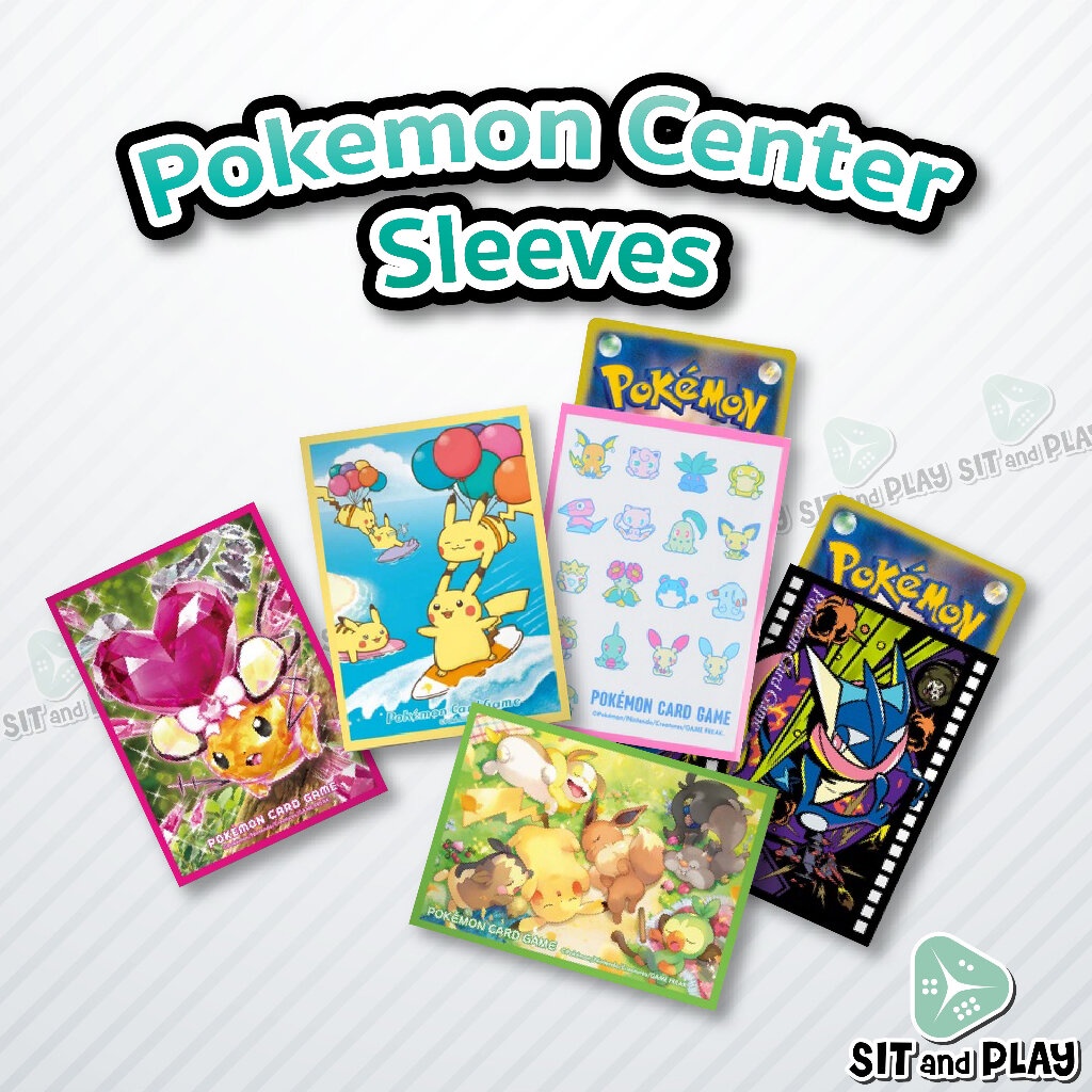 Pokemon Center-Sleeves (64 Envelopes) Original Copyright Card Envelope ...