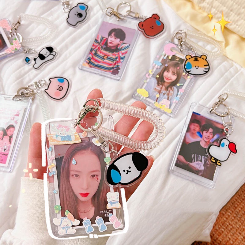photocard holder keychain acrylic photocard holder Keychain | Shopee ...