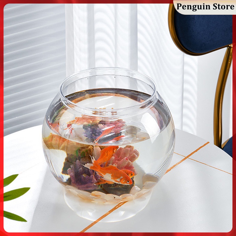 Plant Terrarium Bowl Fish Tank Clear Plastic Plant Pots Glass Planter ...