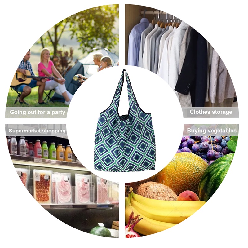 Recycle Bag Foldable Shopping Bag/reusable Shopping Bags Save Earth ...