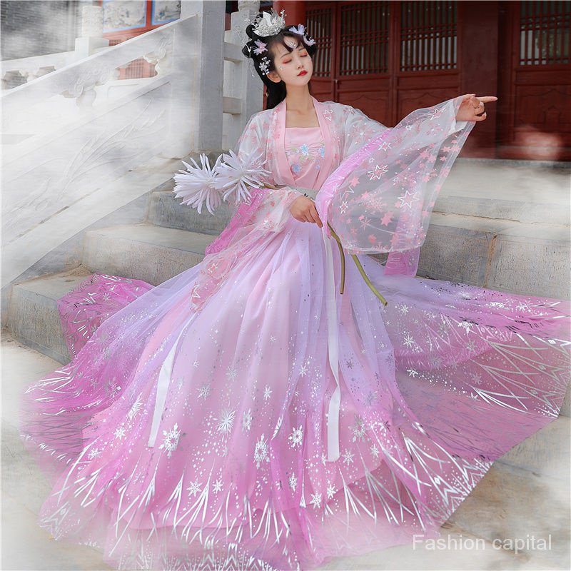 Original Hanfu Women's Chinese style student's ancient costume with ...