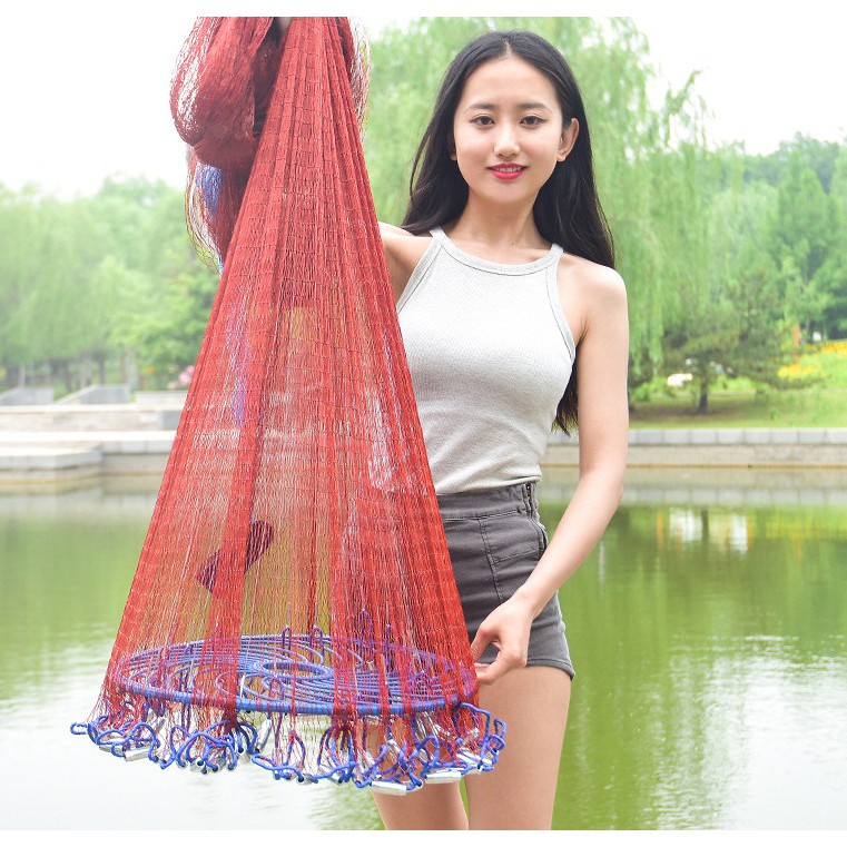 Flying saucer fishing - Thai fishing parachute fiber with disc ...