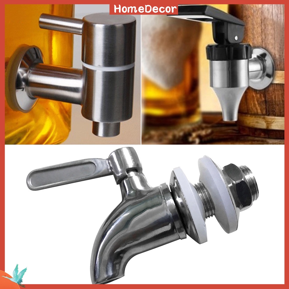 Stainless Steel Beverage Drink Water Dispenser Wine Barrel Faucet Juice ...