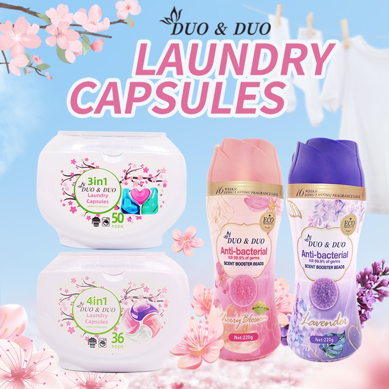 DuoDuo Bundles Scent Booster Beads - 220g /3 in 1 Green Fruits Scent ...